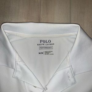 Polo Ralph Lauren | Shirts | Polo Ralph Lauren White Performance Polo ...